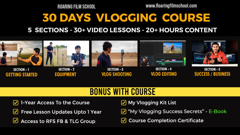 30 Days Vlogging Course in Hindi - Complete Vlogging Course - 1 ...